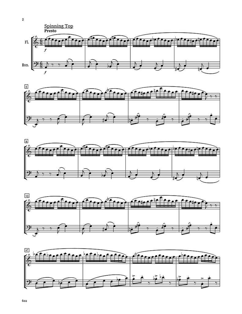 Nielsen Humoresque Bagatelles Flute/Bassoon Duet – Whichpond Music