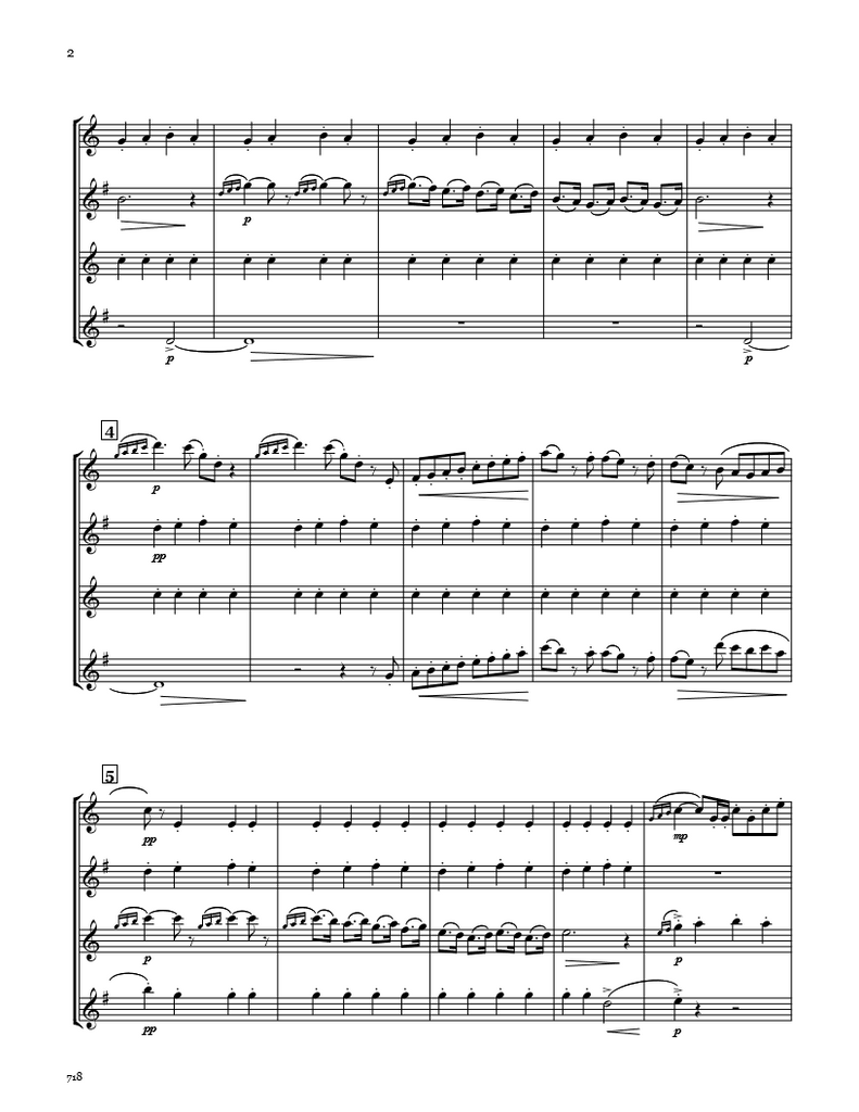 Pierné March of the Toy Soldiers Saxophone Quartet – Whichpond Music